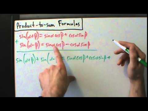 Trigonometry - Product-to-sum Formulas - YouTube