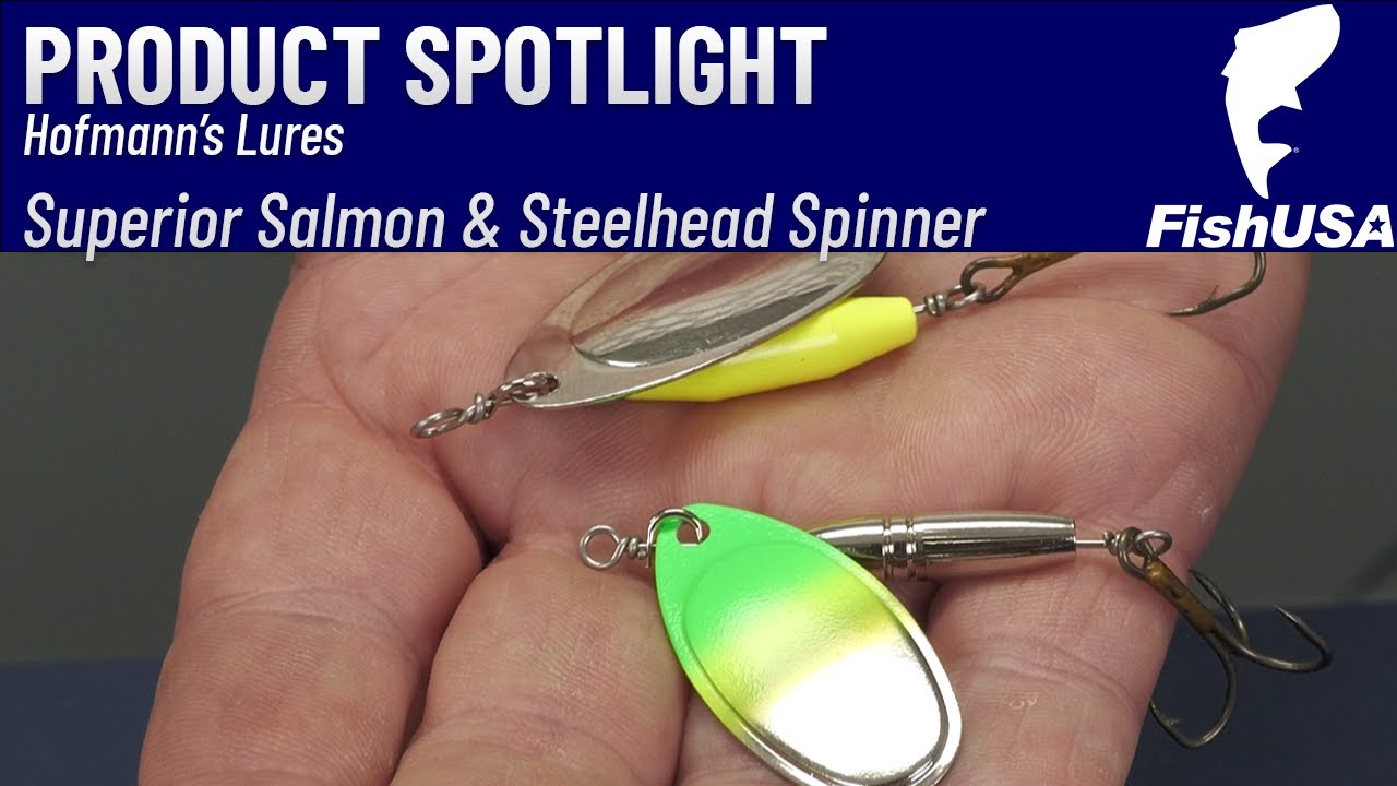 Hofmann's Lures Superior Salmon & Steelhead Spinner - YouTube