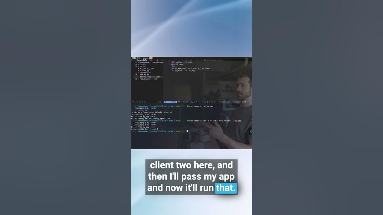 🐋 Docker Compose Env Runtime Variables Docker Python Programming Coding Youtube
