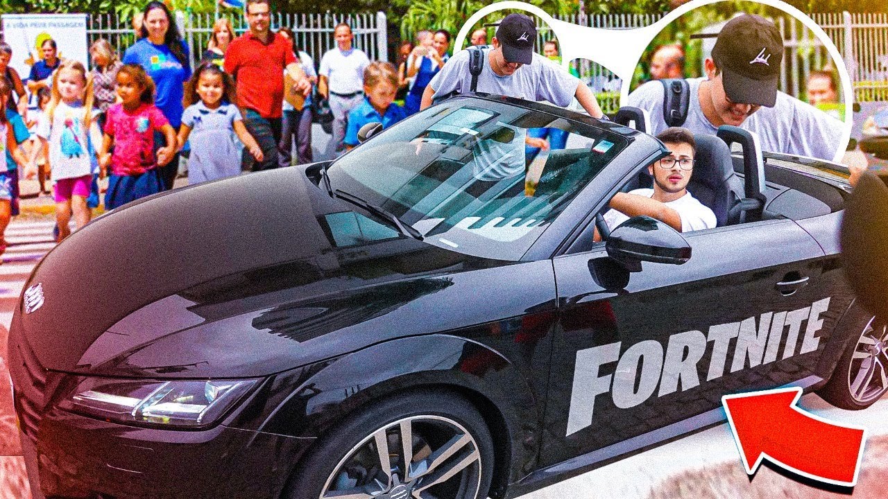 MEU IRMÃO ME BUSCOU NA ESCOLA COM O CARRO DO FLAKES POWER! - YouTube