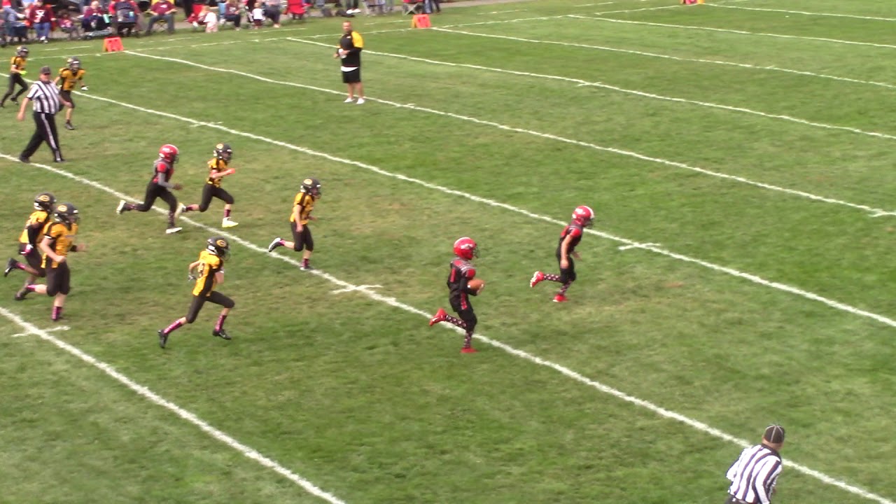 Pee wee football Hook and Ladder Done to Perfection! - YouTube