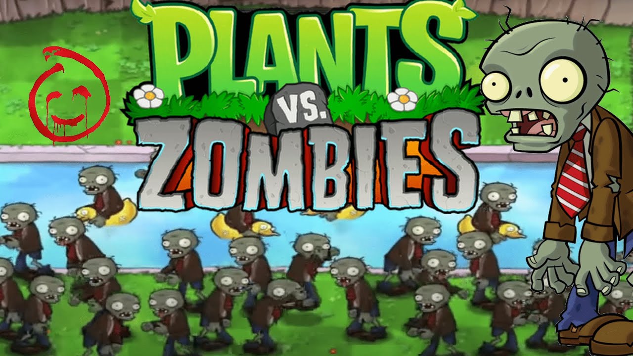 Can zombies swim ? Plants vs zombies (3) Pool daytime - YouTube