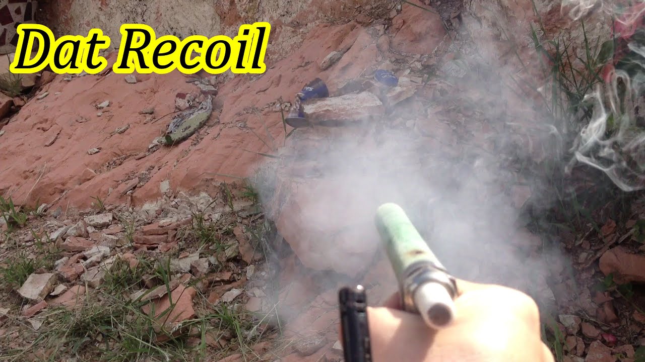 Homemade Firework Gun Test - YouTube