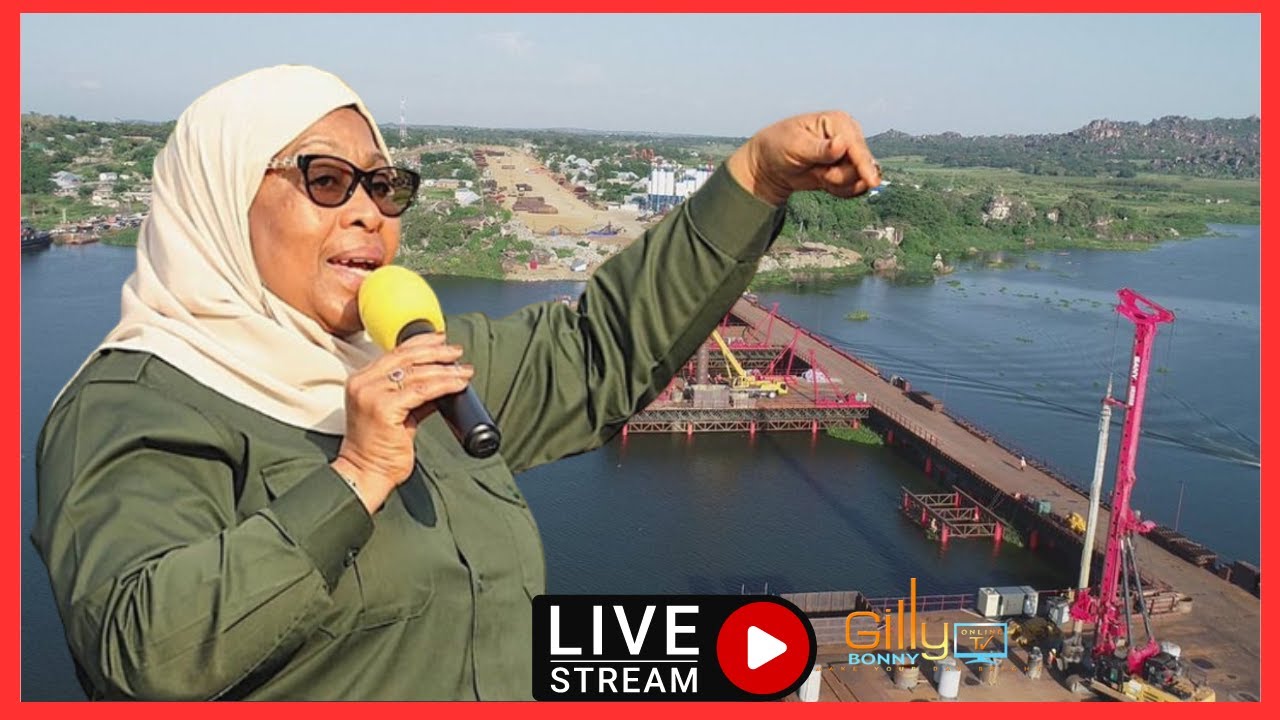 LIVE🔴 Rais Samia akikagua daraja la (JPM KIGONGO-BUSISI) Mkoani Mwanza ...