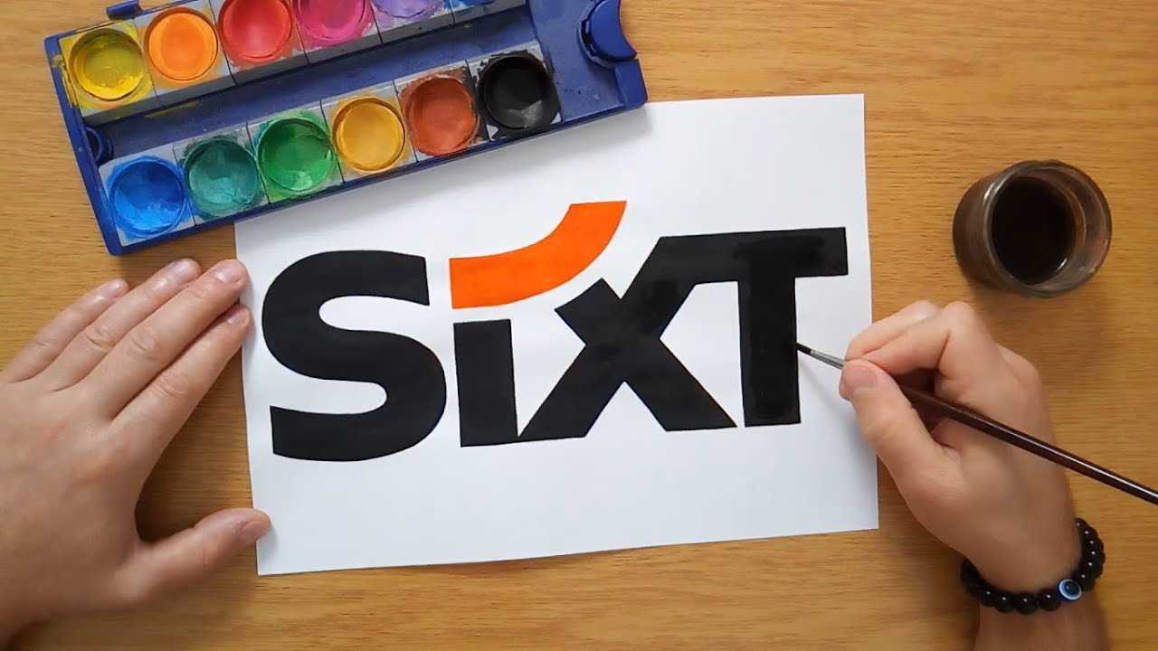 How to draw the SIXT logo 2023 - YouTube