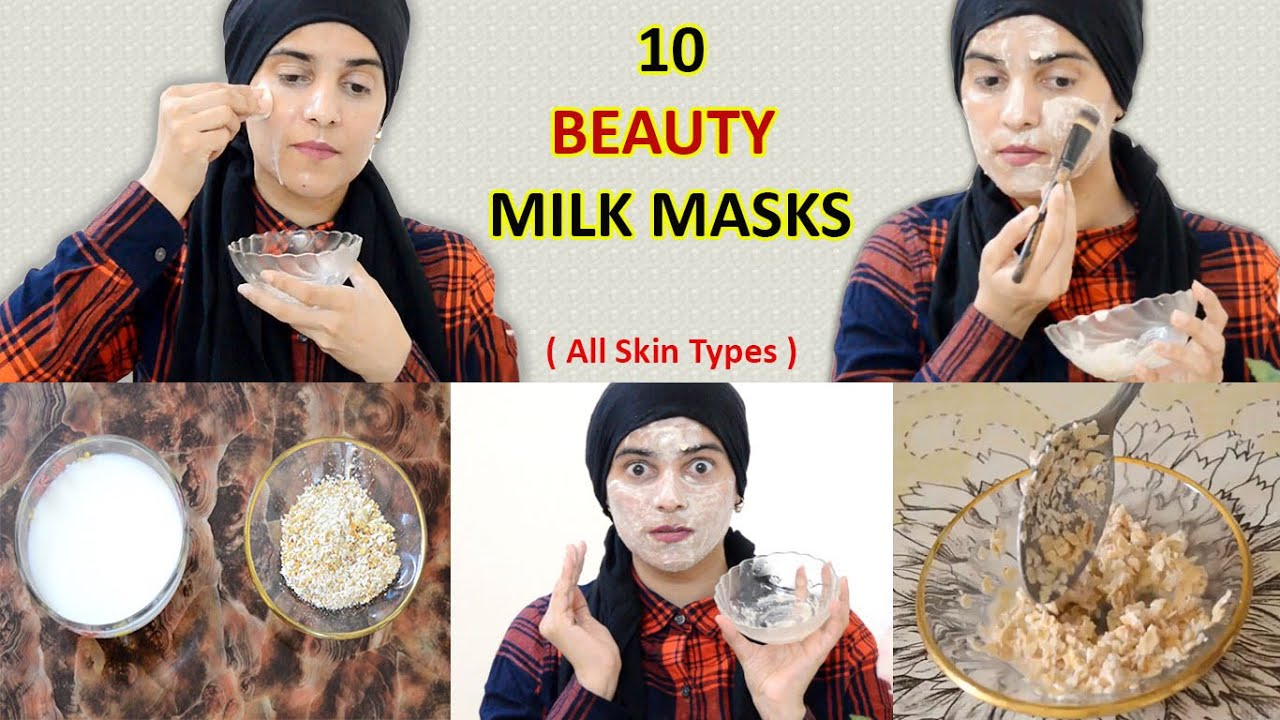 10 Milk Masks - Get Bright, Glowing, Acne free, Anti-aging & Spotless ...