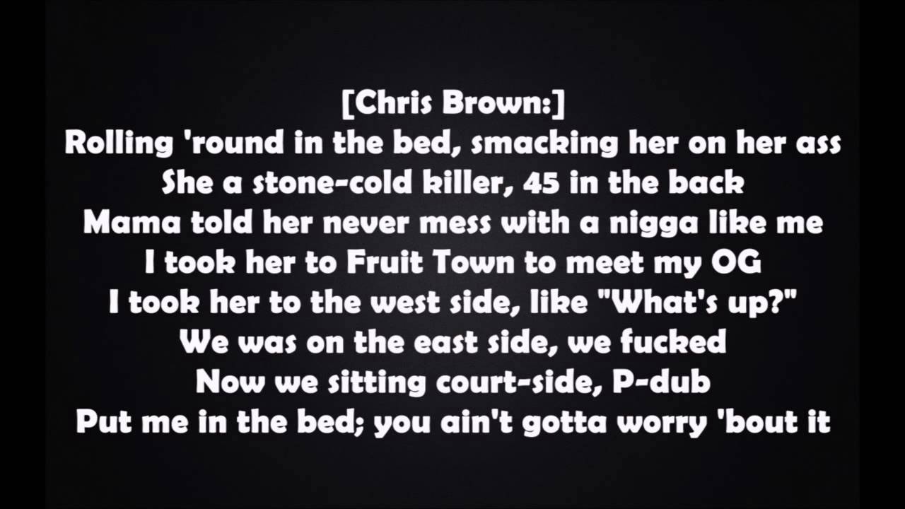 Tinashe - player ft chris brown lyrics - YouTube