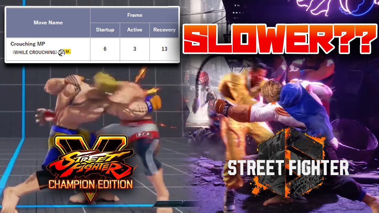 FRAME ANALYSIS & SFV COMPARISON | STREET FIGHTER 6 - YouTube