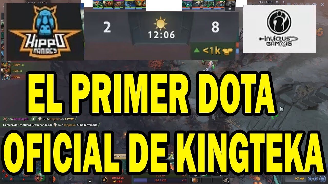 EL PRIMER DOTA OFICIAL DE KINGTEKA EN EUROPA CON IG.X | DOTA 2 COSAS ...