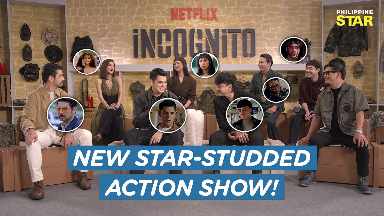 ‘Incognito’ actors share experiences in filming the Netflix action show ...