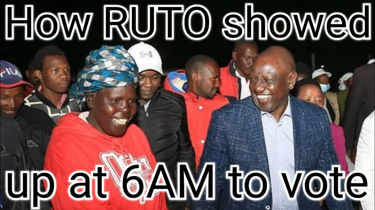 🔥Watch RUTO fun moments with Sugoi villagers on voting day - YouTube