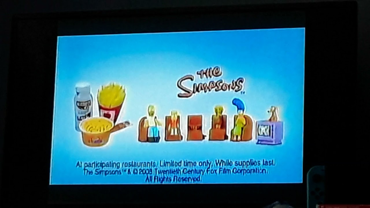 Burger King the Simpsons couch-a-bunga 2008 commercial - YouTube