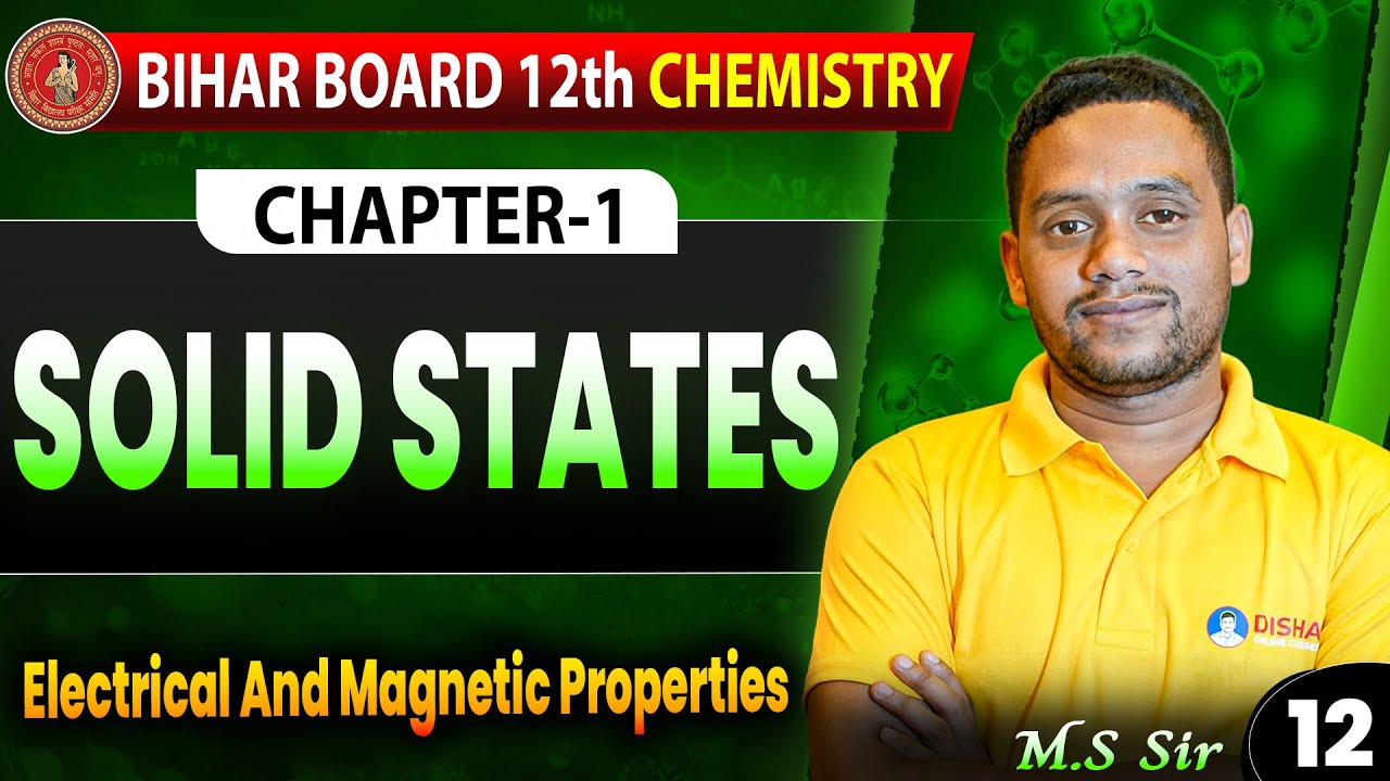 12th Chemistry Chapter 1 Solid State |Bihar Board 12th Chapter-1(Defects in Solid) Part-11 - YouTube
