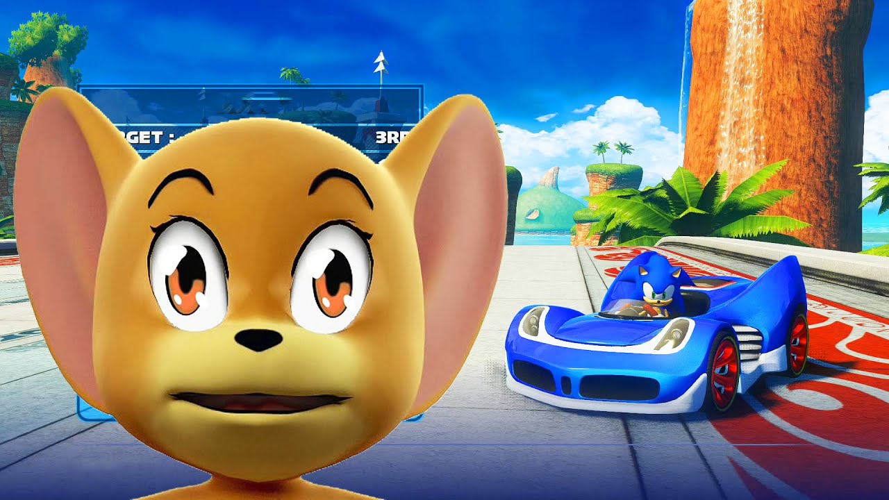 Tom and Jerry Plays Sonic Racing Transformed / Cartoon Games Kids TV ...