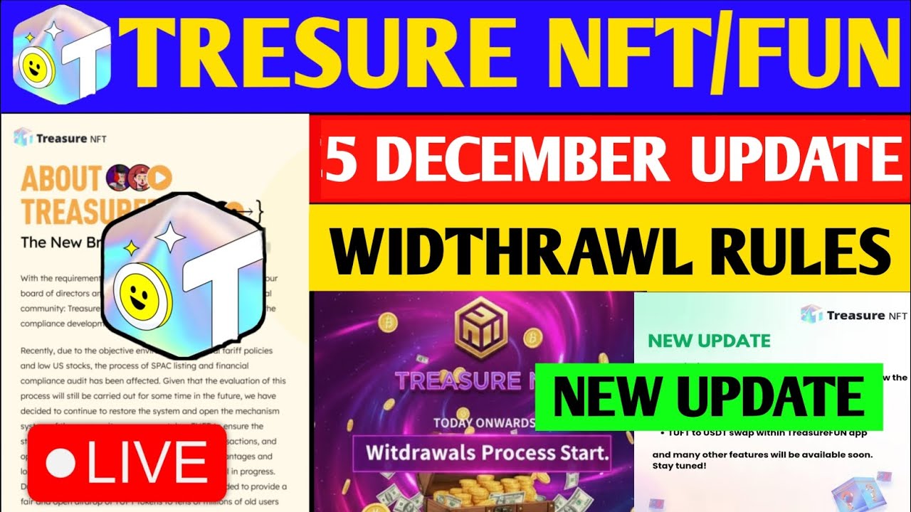 Treasure Nft Withdrawal Live 🤑 | Treasure Fun Withdrawal | Treasure Nft ...