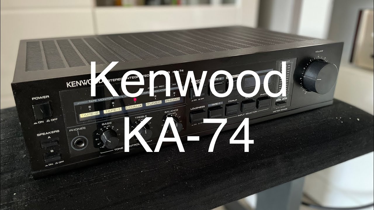 Kenwood KA-74 stereo integrated amplifier Verstärker wzmacniacz ...demo ...