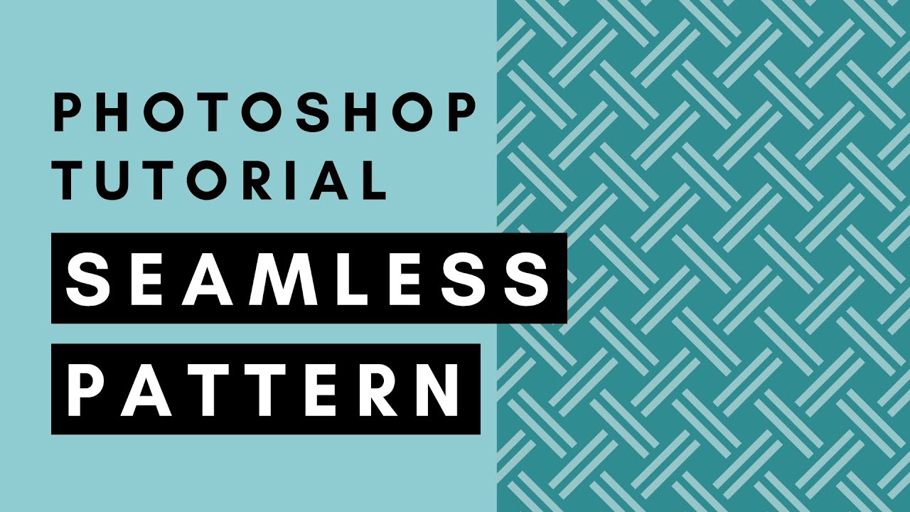 Geometric Seamless Repeating Pattern in Adobe Photoshop - YouTube