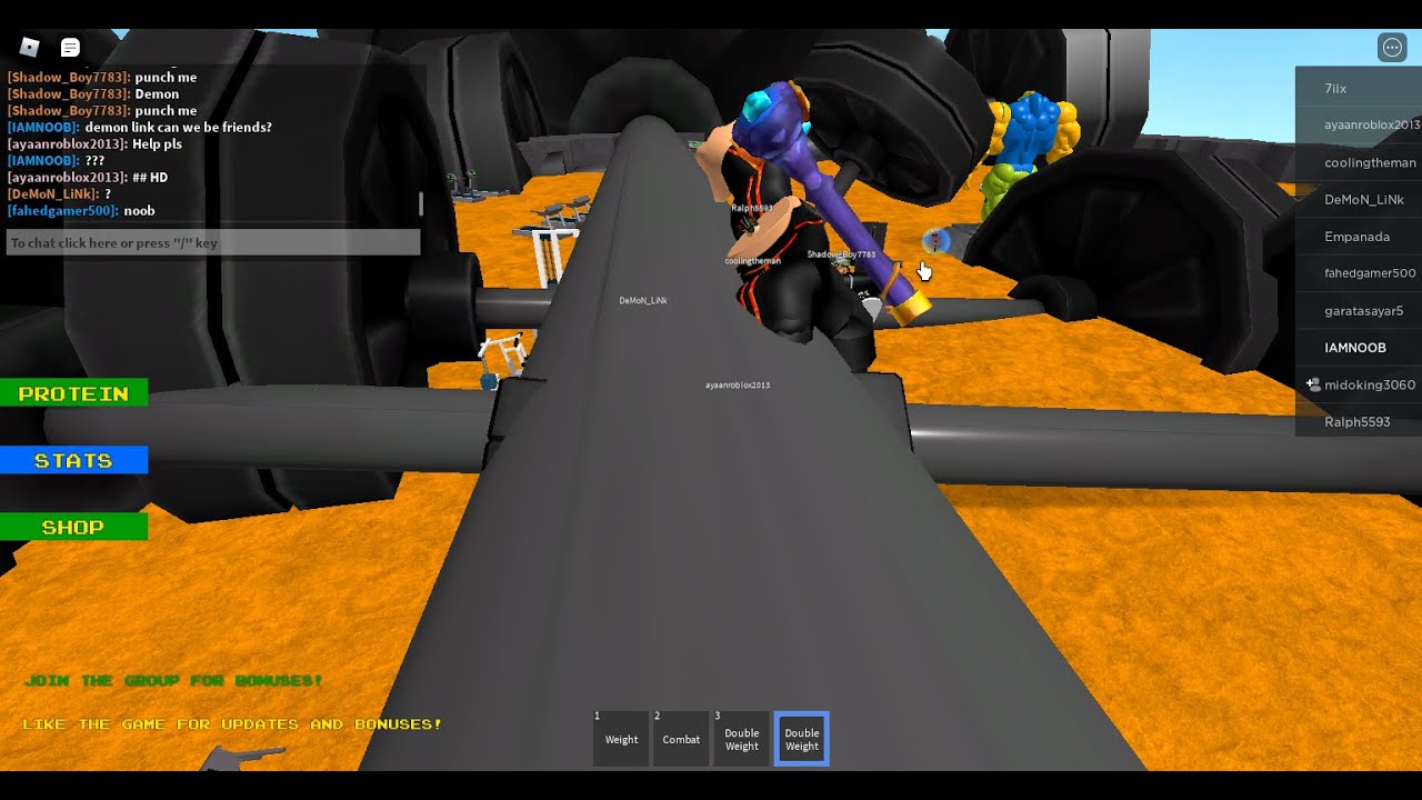 How to drop the weight in muscle simulator - YouTube
