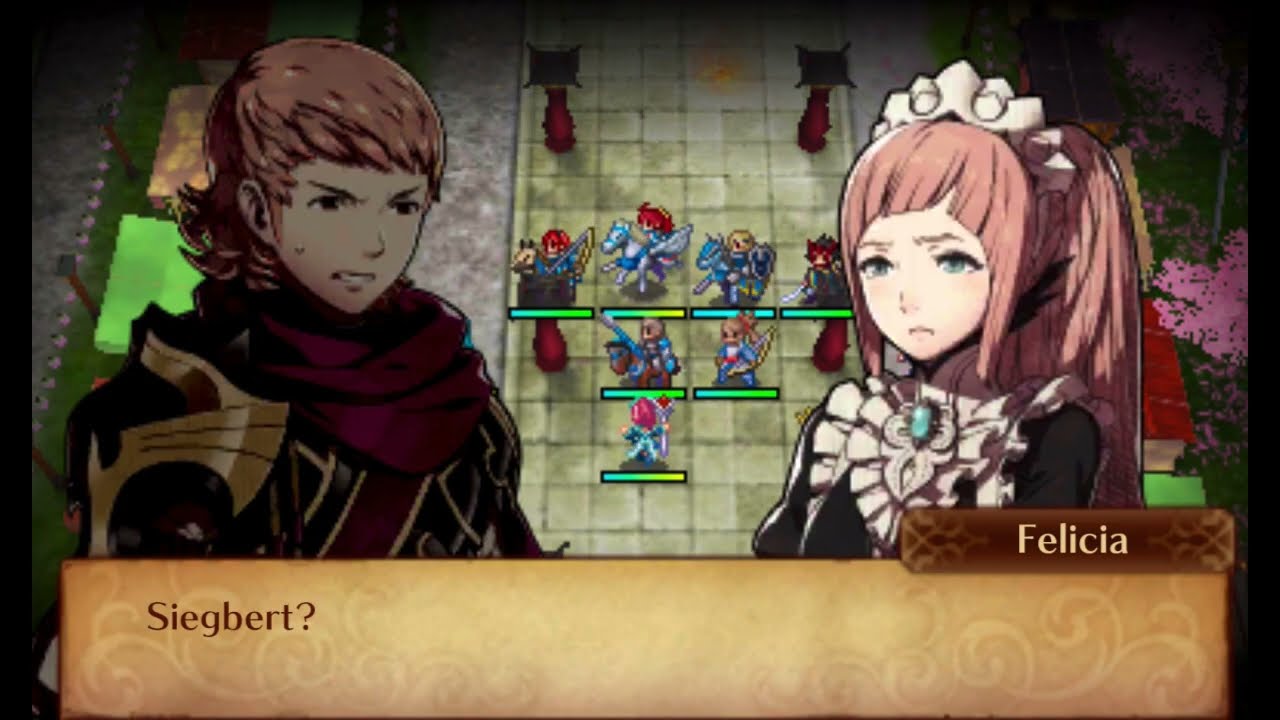 Fire Emblem Fates - Siegbert & Felicia conversation - Hoshidan Festival ...