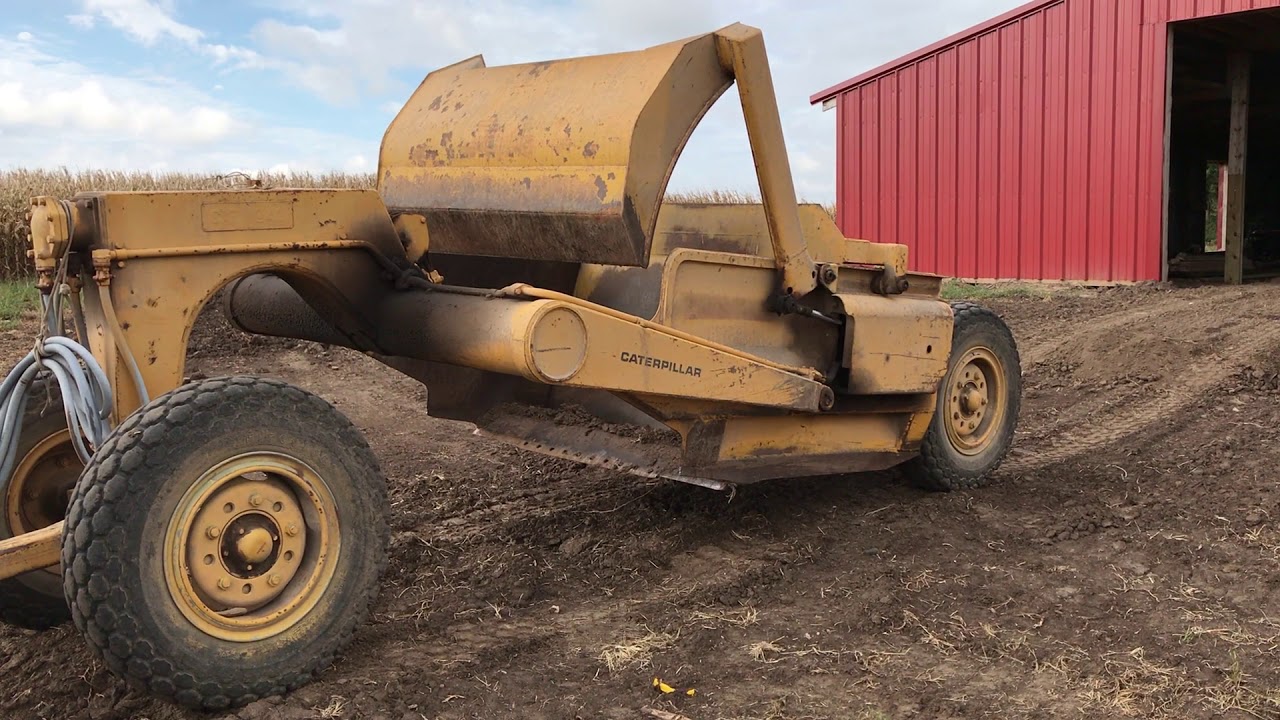 #FM7928 - Caterpillar 40 Tractor Drawn Scraper selling on BigIron 11-28 ...