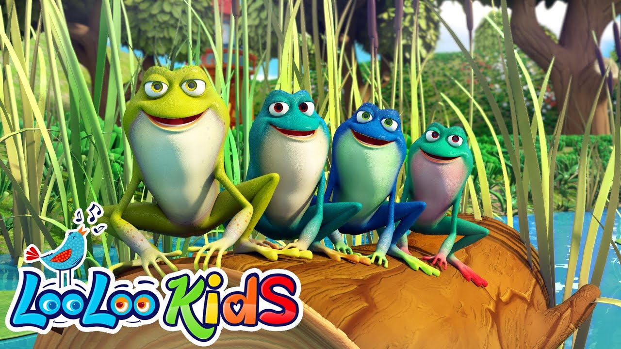 Five Little Speckled Frogs - S3EP31 - Kindergarten Fun Highlights Compilation - LooLoo Kids ...