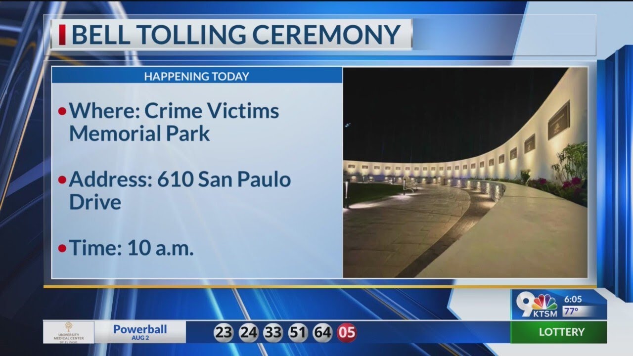 Bell tolling ceremony to honor Aug. 3 victims - YouTube