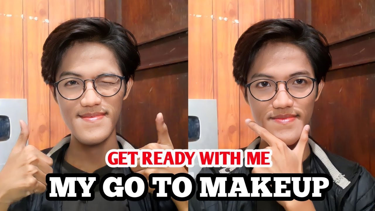 MY GO TO MAKEUP + GRWM | Simple Makeup Cowok - YouTube