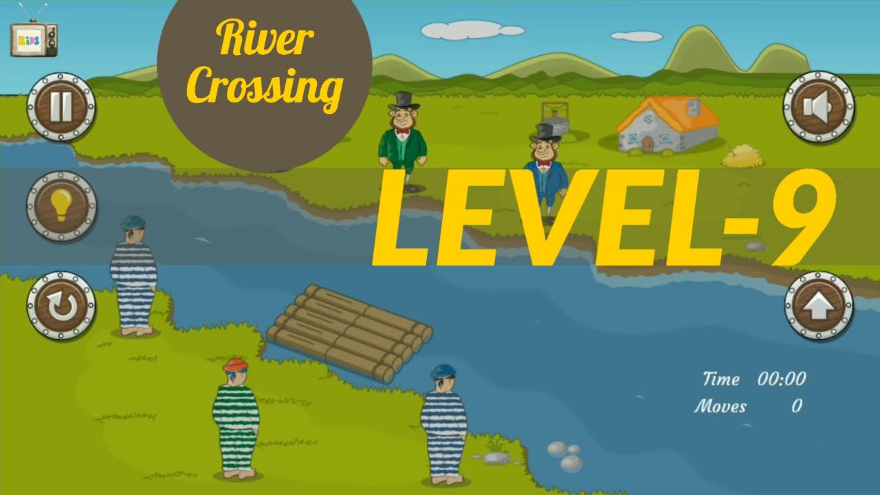 River Crossing Game Level 9 | River Crossing IQ Logic Games | River ...