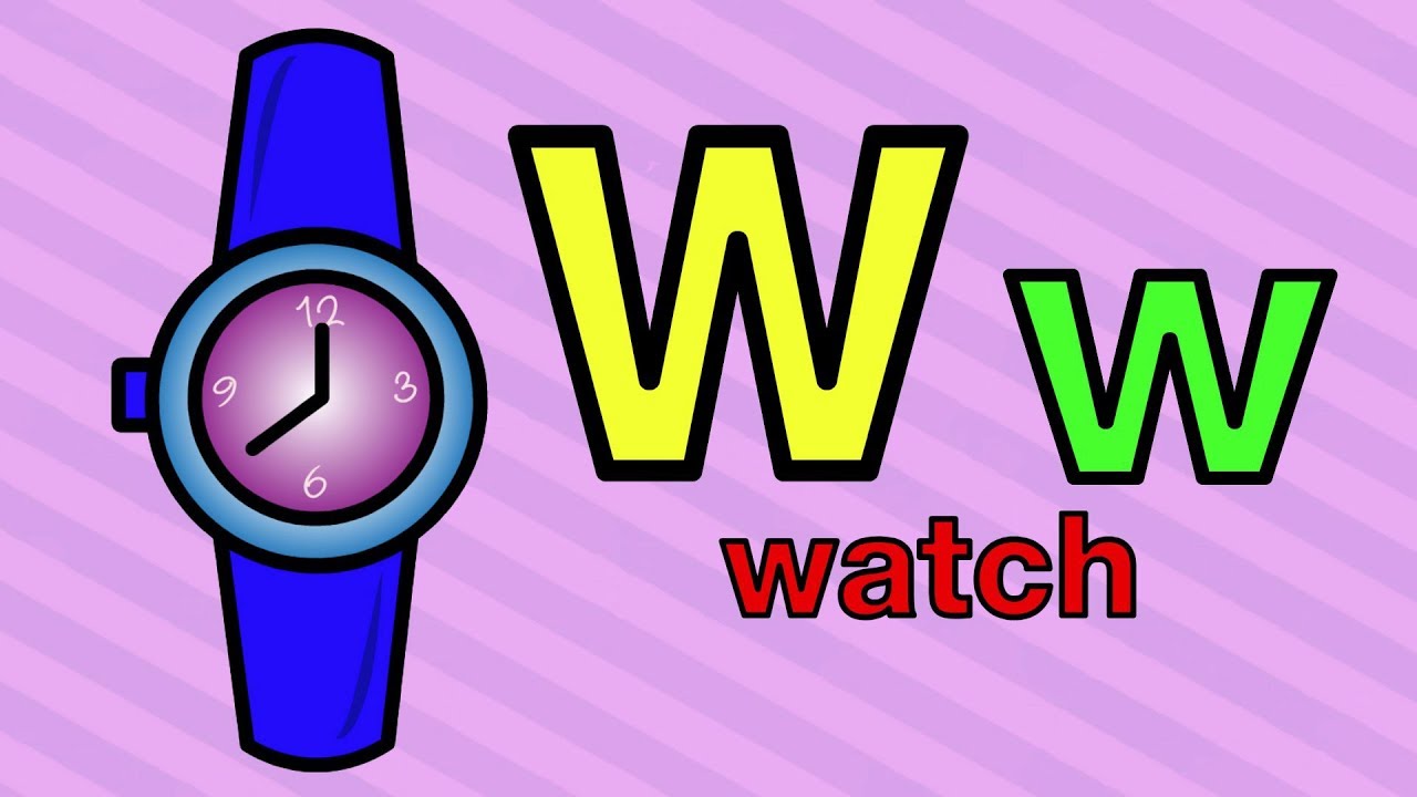 W Watch | ABC Song | Drawing and Painting | เพลง ABC | วาดรูป นาฬิกา by ...