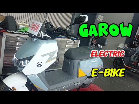 New electric e-bike GAROW install battery 72v38ah - YouTube