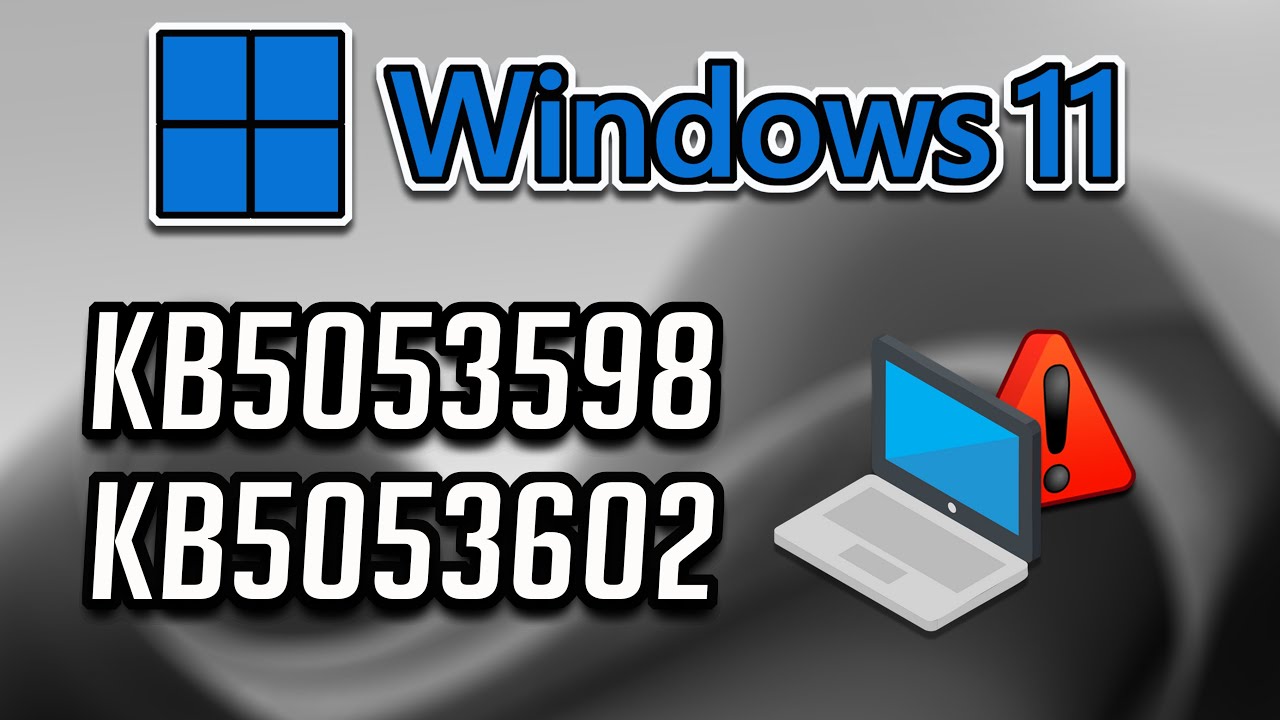 Error al Instalar Actualizacion KB5053598 / KB5053602 en Windows 11 ...
