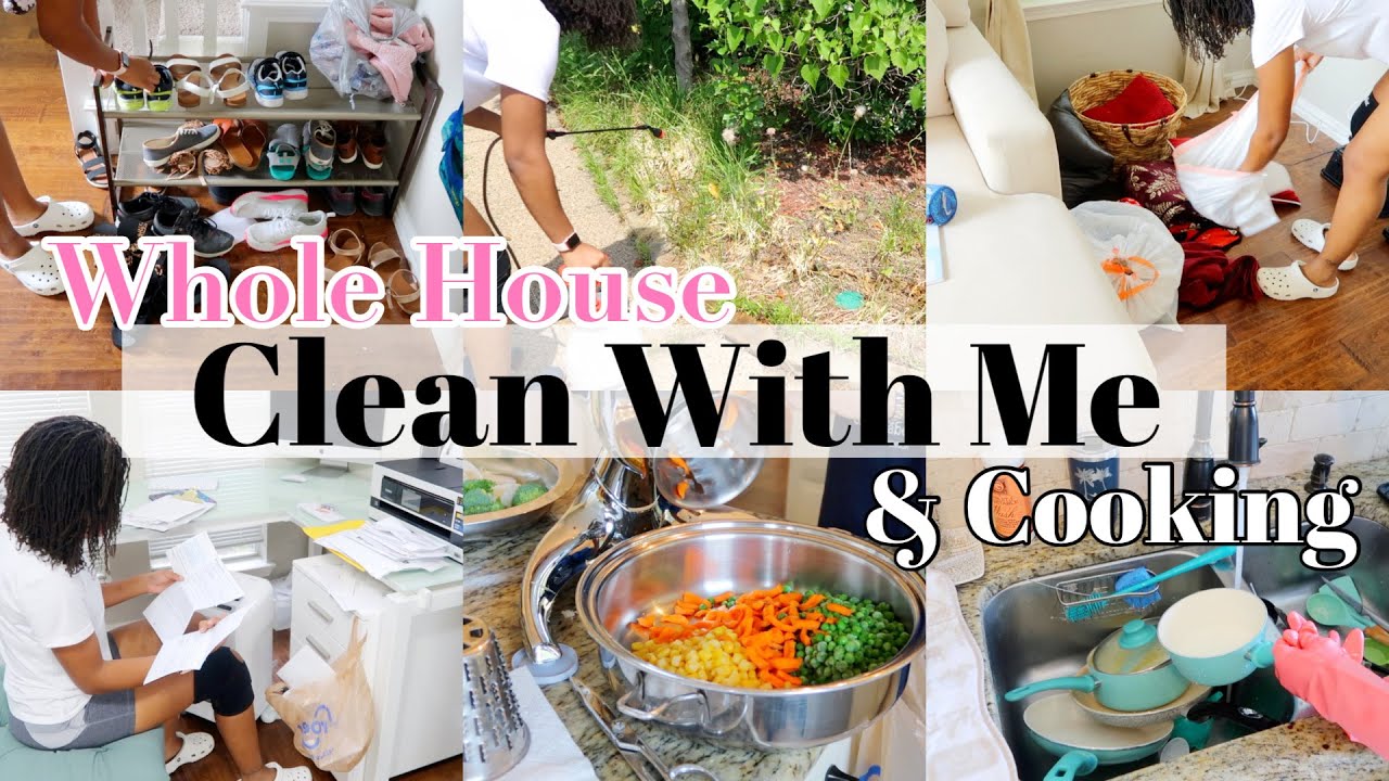 WHOLE MESSY HOUSE | CLEAN WITH ME | REAL LIFE CLEANING MOTIVATION - YouTube