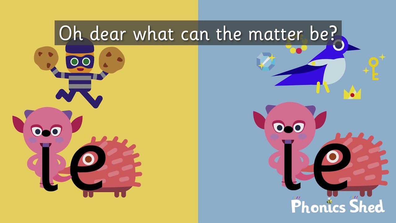 Phonics Shed - Songs - Comparing ‘ie’ sounds - YouTube