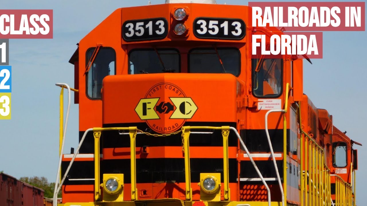 CLASS 1, 2, AND 3 RAILROADS IN FLORDIA! - YouTube