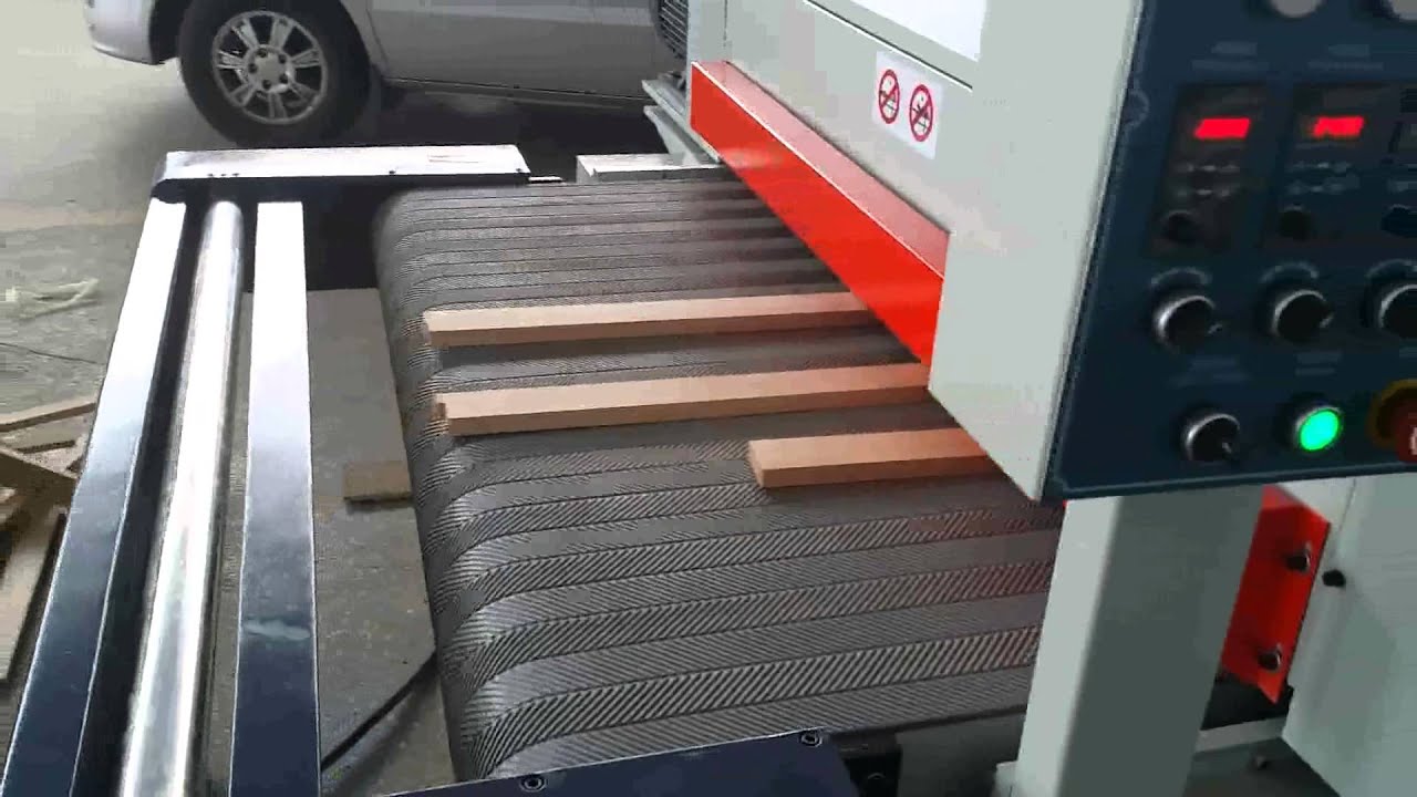 wire brush machine for wood LINZE - YouTube