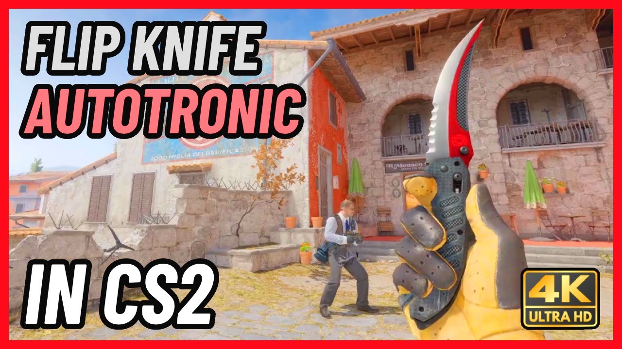 CS2 Flip Knife Autotronic | CS2 Knife In-Game Showcase [4K] - YouTube