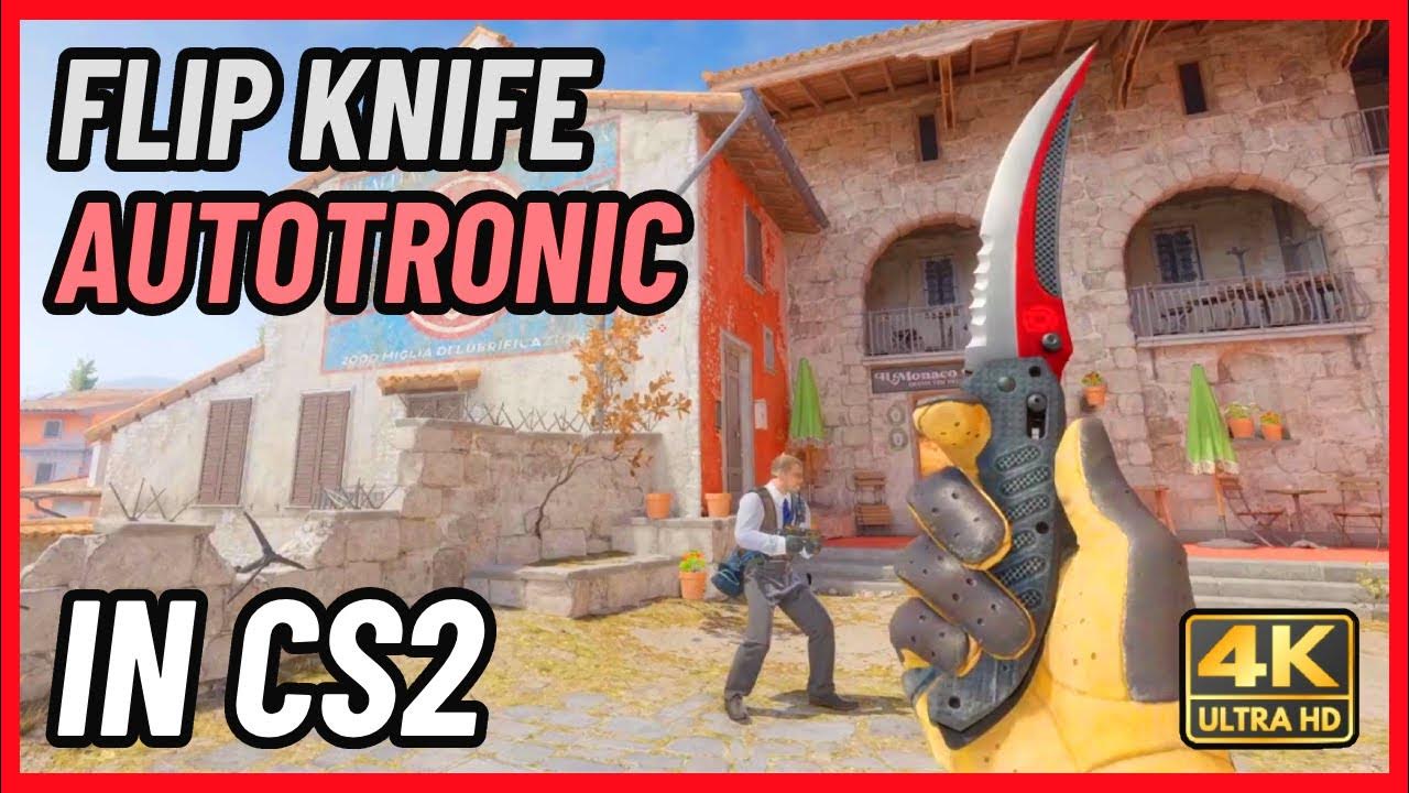 CS2 Flip Knife Autotronic | CS2 Knife In-Game Showcase [4K] - YouTube