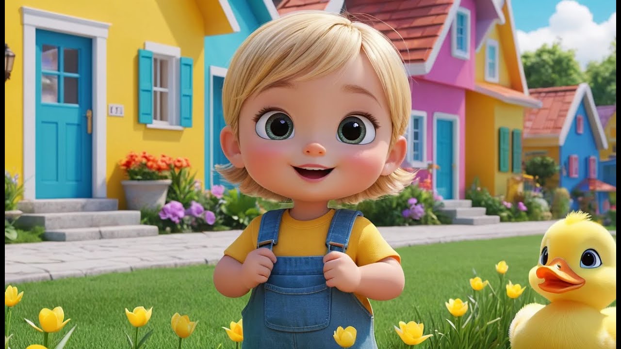 Little Baby Duck Goes Quack Quack Quack | Cute Duck Nursery Rhyme for ...