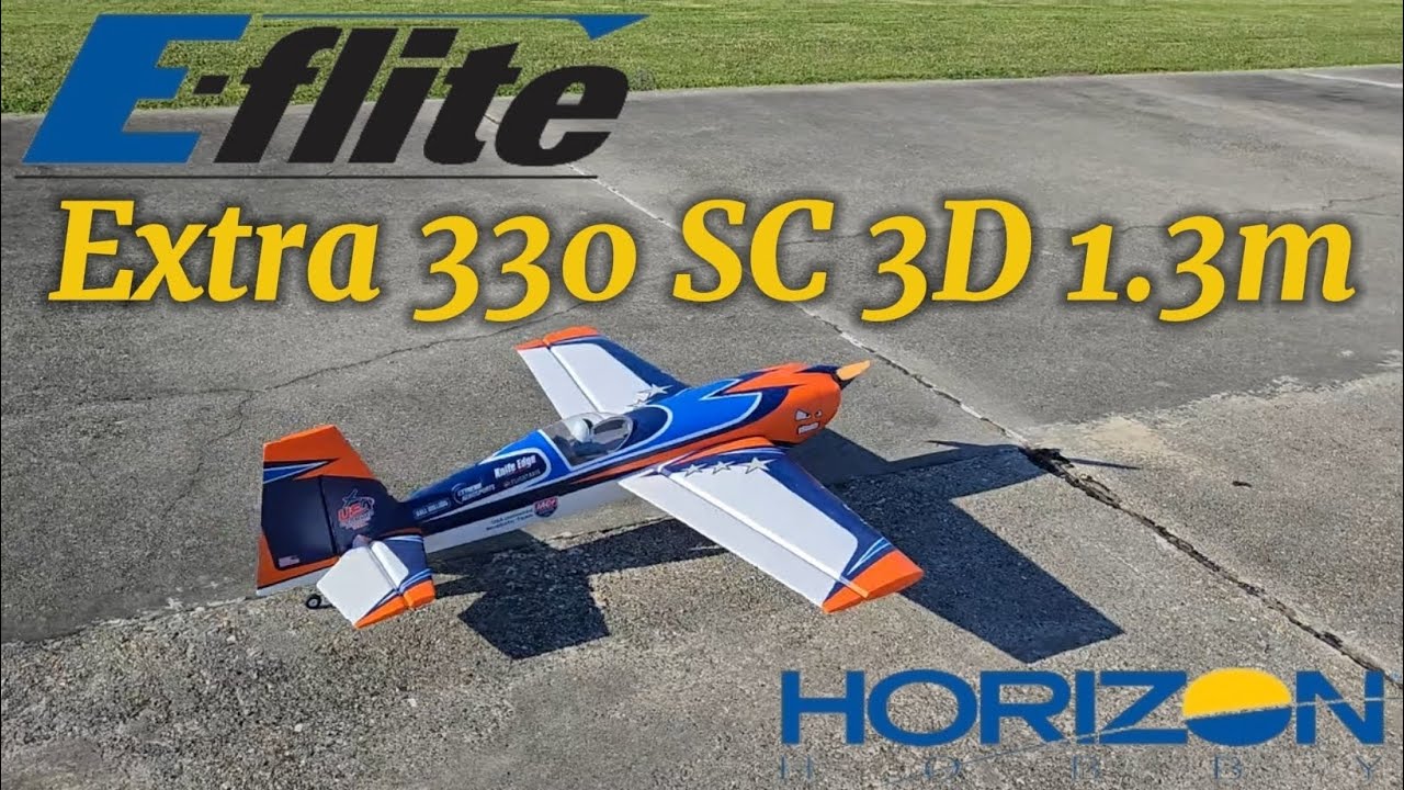 EFlite Extra 330 SC 3D 1.3m quick flight - YouTube