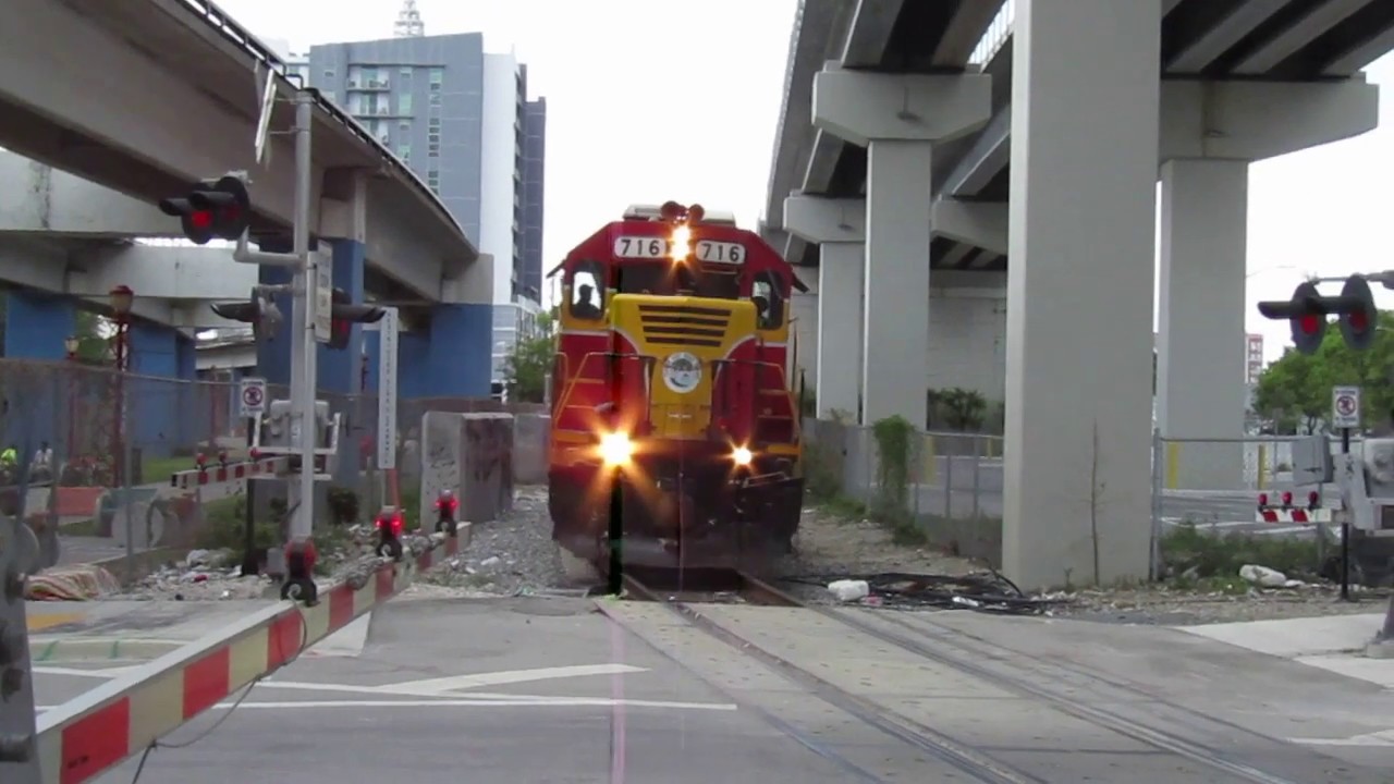 FEC Port Job in Downtown Miami, FL - May 24, 2019 - YouTube