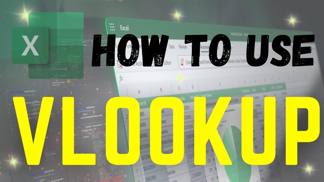 How to use V-Lookup in Excel - YouTube