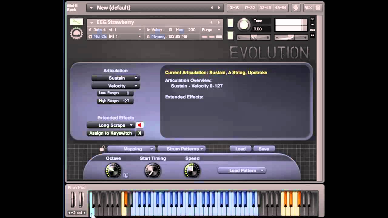 Evolution Electric Guitar Strawberry - Using Strum Patterns (LEGACY ...