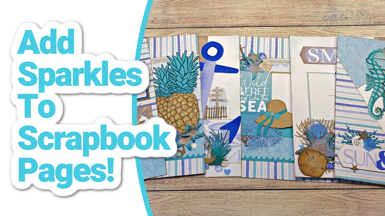 Beach Scrapbook Layouts | CTMH Cape Cod | How To Embellish - YouTube