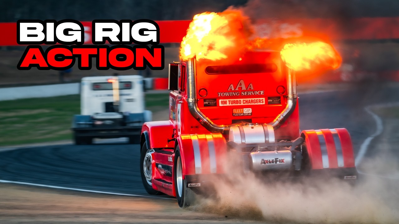 Full Contact Big Rig Racing! Australian Super Trucks Winton Motor ...