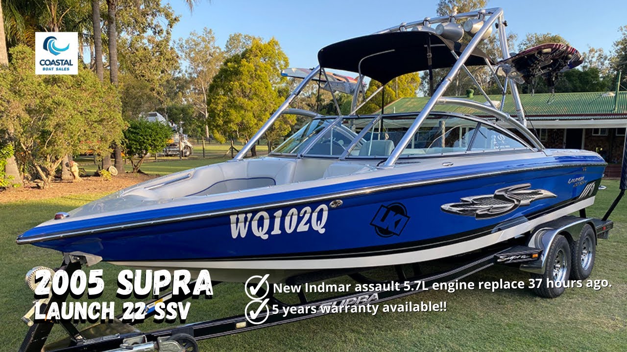 Coastal Boat Sales: 2005 Supra Launch 22 SSV - YouTube
