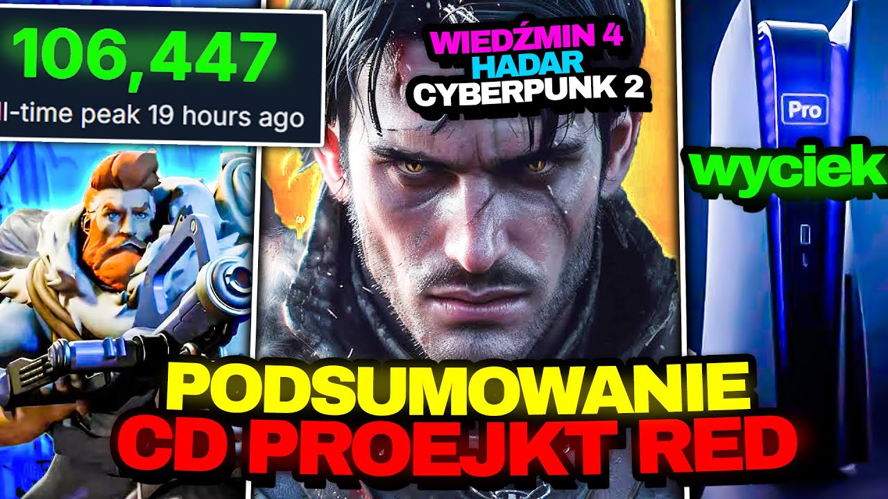 Raport CDPR: Wiedźmin 4, Cyberpunk 2, Hadar i więcej — Nowa gra VALVE podbija Steama — PS5 PRO ...