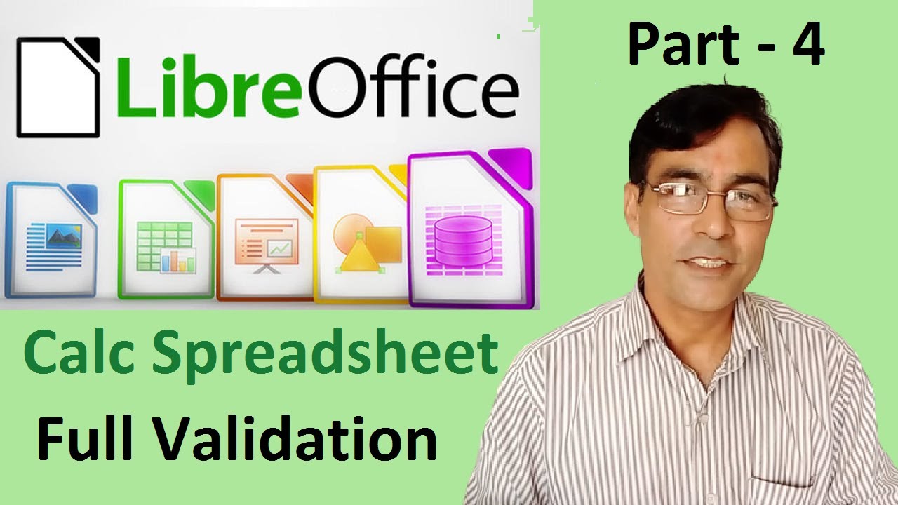 Data Validation In Libreoffice Spreadsheet Libreoffice Calc Spreadsheet Part 4 Lesson 15