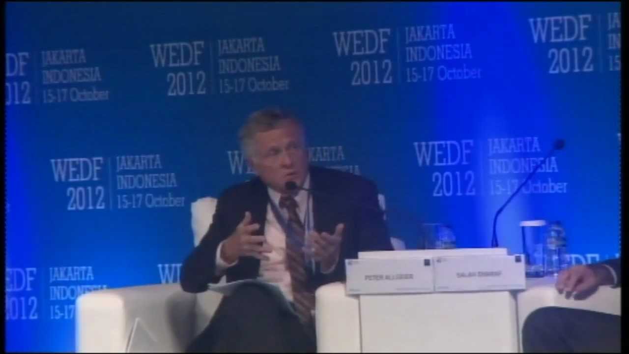Plenary Session I, Dr. Peter Allgeier - WEDF 2012, Jakarta, Indonesia ...