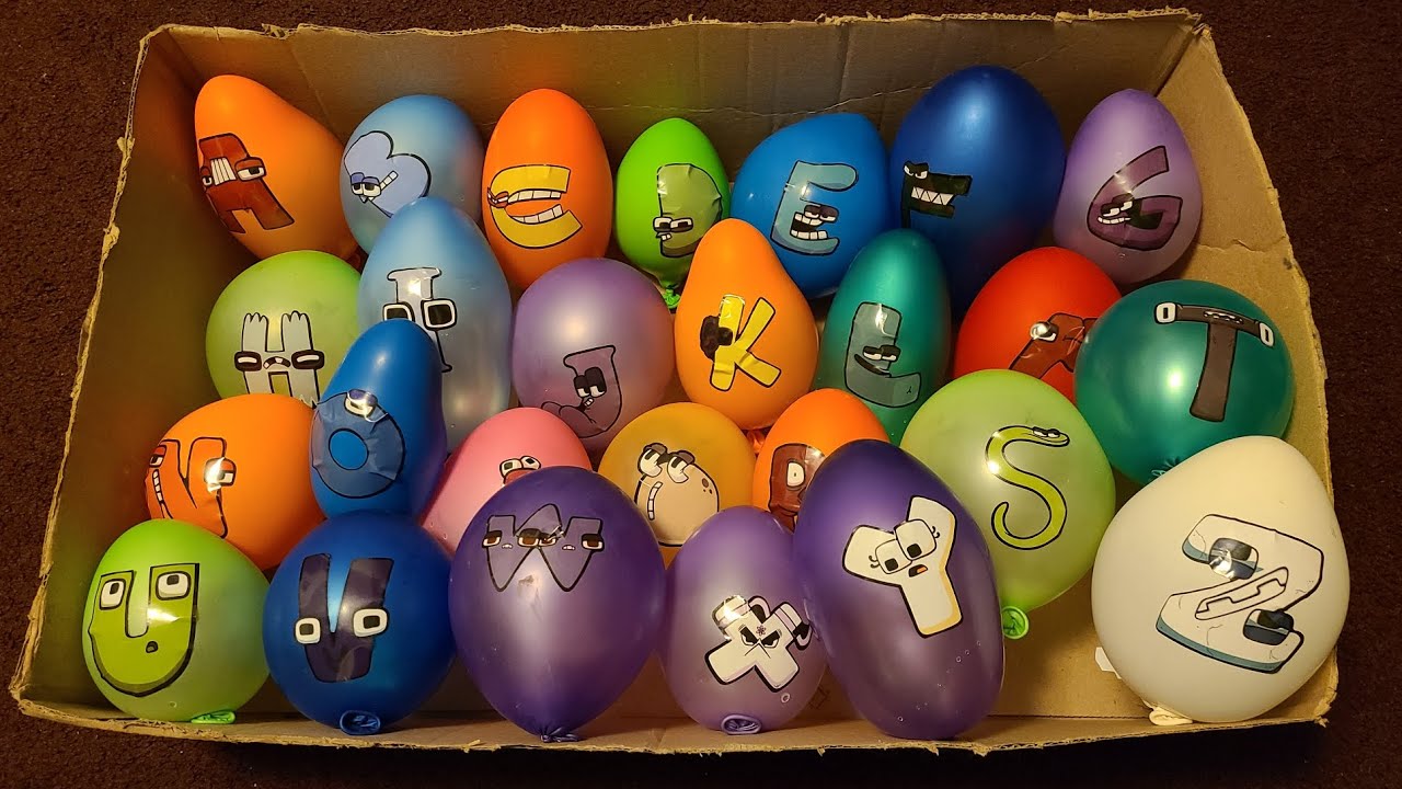 Alphabet Lore Water Balloons A-Z - YouTube