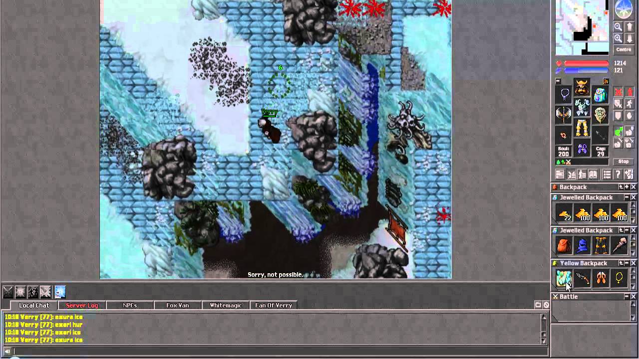 Tibia (The Life of Verry #21) - Ice Witch Temple (Part 2 of 2) Awesome ...